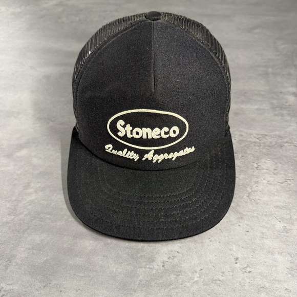 American Vintage | Accessories | Vintage 8s Stone Masonry Snapback Hat ...